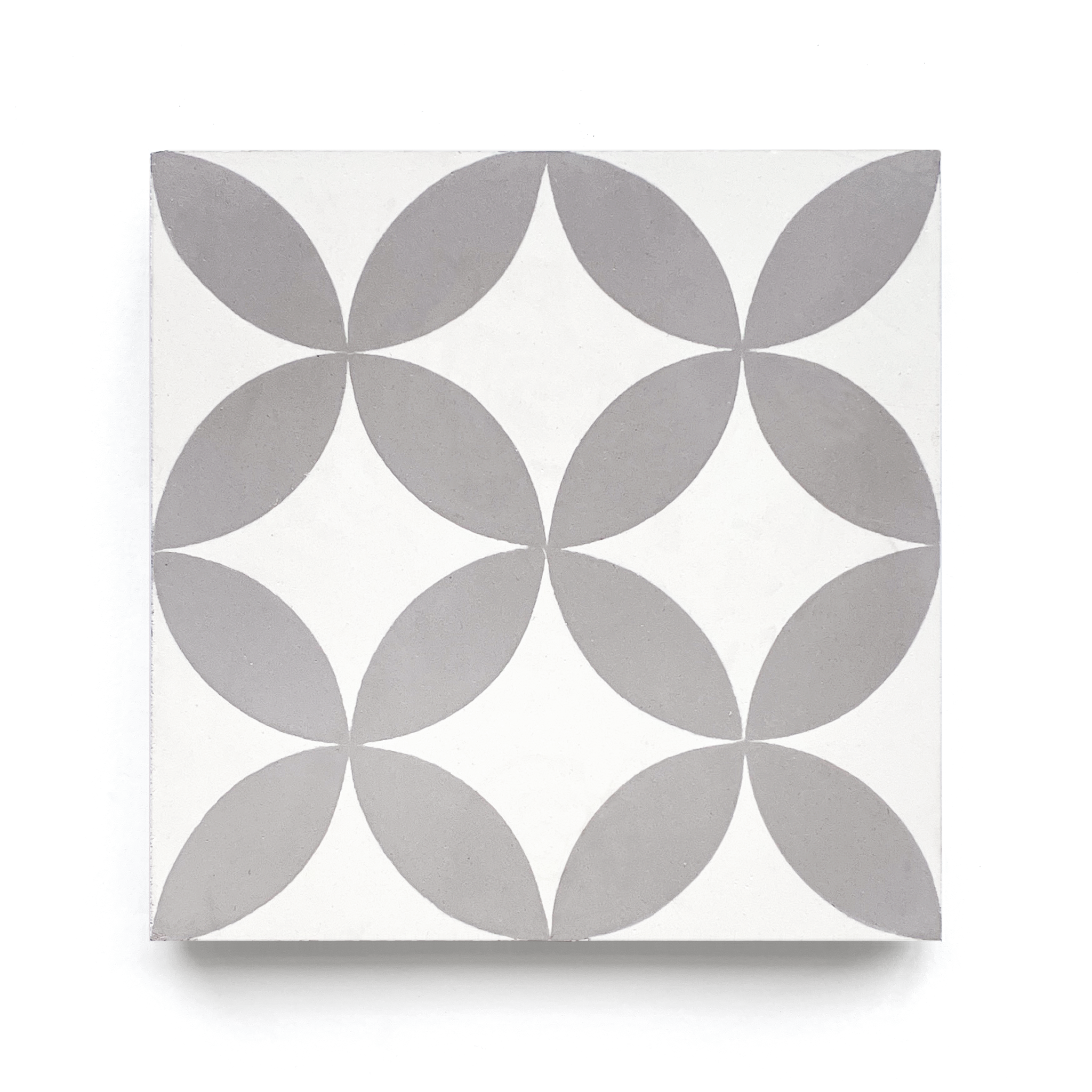 Cirque (8" x 8") Warm White/Wolf Grey – Geon Tile