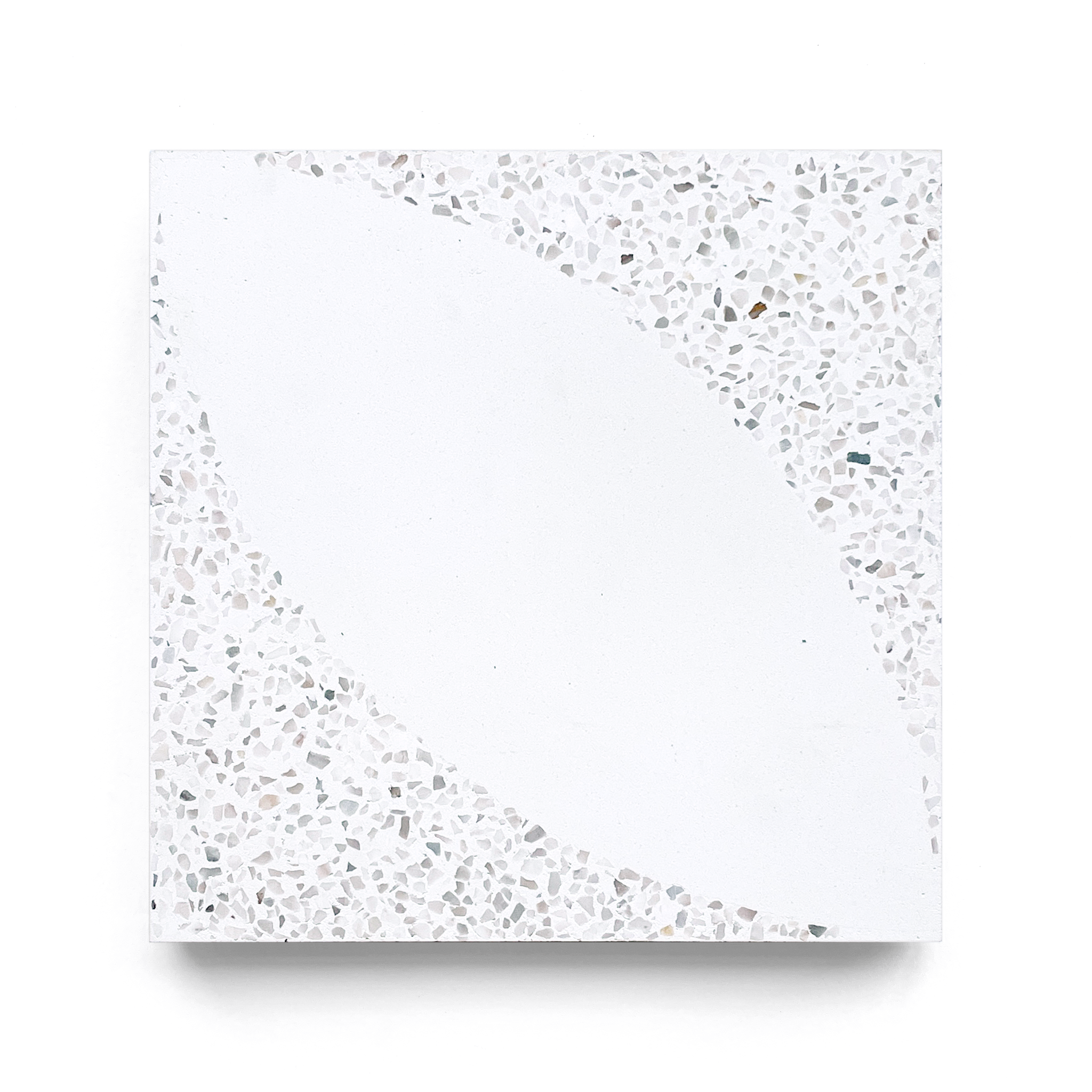 Big Cirque (8" x 8") Warm White/Terrazzo White – Geon Tile