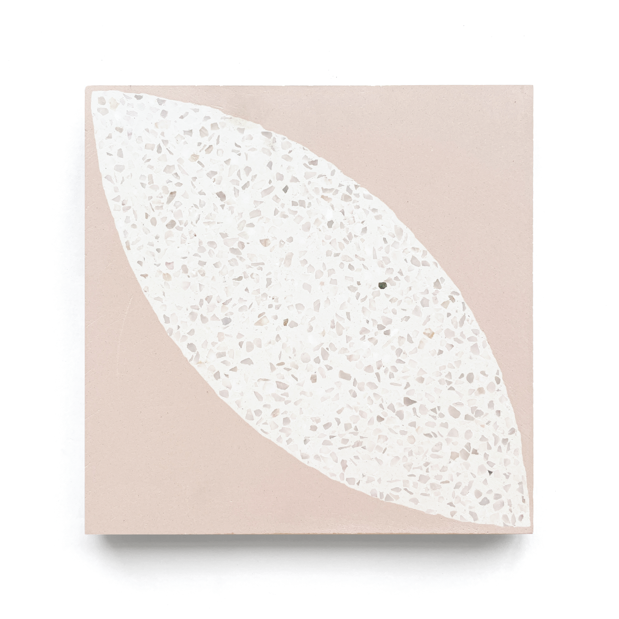 Big Cirque (8" x 8") Terrazzo White/Blush – Geon Tile