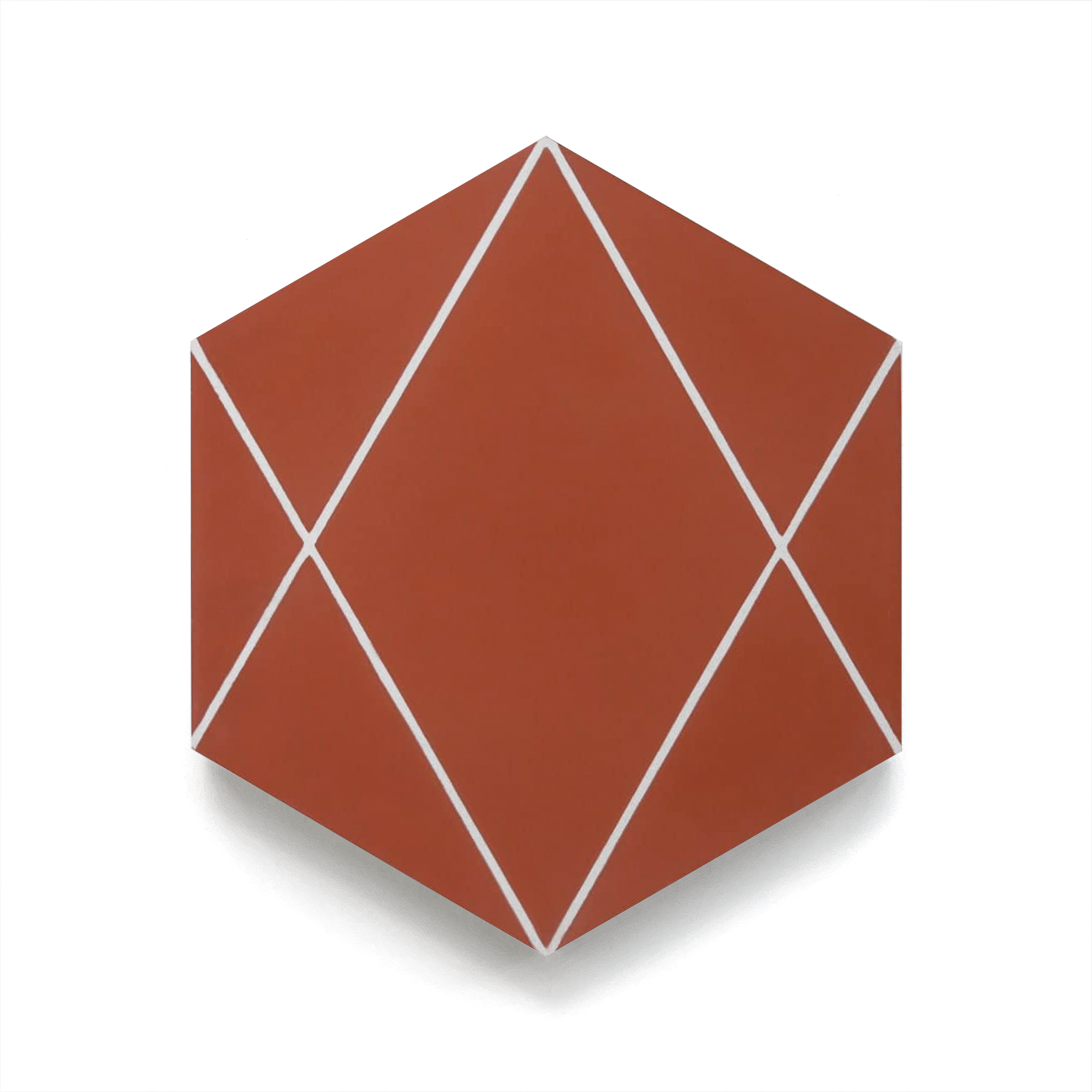 Hexy Beast (8" x 9") Warm White/Cider – Geon Tile