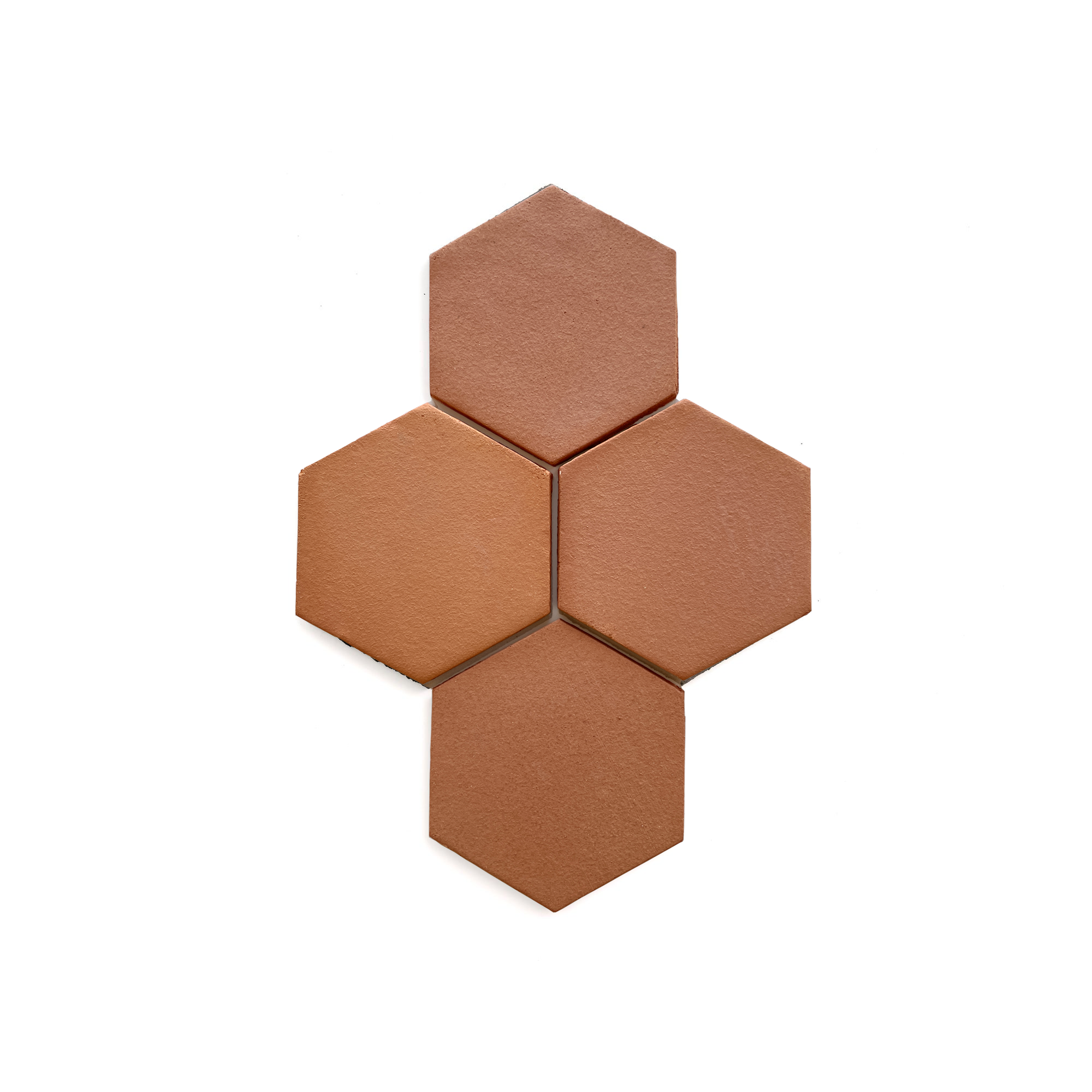 Natural Handmade Terracotta: Hexagon (6") Traditional Red – Geon Tile